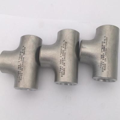 China Super Duplex Stainless Steel Tee A312 UNS S31254  254SMO for sale