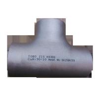 China ASME 3/4'' Butt Welding Pipe Fitting Alloy Steel Sch10 Eaqul Tee for sale