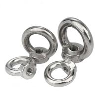 China SS304 SS316 Marine Bow Lug Eye Nuts Hex Weld M6 Ring Nut for sale