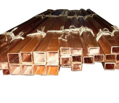 China Copper Nickel Pipe Refrigerator Rectangular C11000 T2 Copper Nickel Pipe For Industry for sale