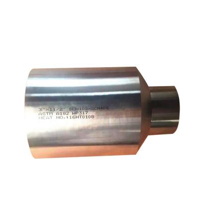 China Seamless Stainless Steel A182 WP317 SCH10SxSCH40S PBE Swage Nipple for sale