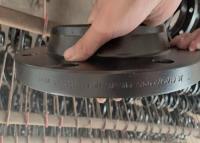 China Weld Neck Flange Std Asme B16.47a Carbon Steel Astm A105 Raised Face S32750 Duplex Steel Neck Flange for sale