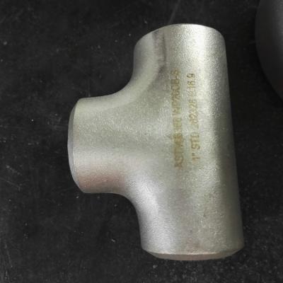 China ASME WP310S 3-1/2'' Stainless Steel Pipe Fitting Sch60 Round Tee for sale
