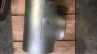 China ASTM A860 BARRED TEE 6 INCH SCH STD BE S32705 SUPER DUPLEX STAINLESS STEEL PIPE TEE for sale
