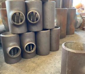China ASME/ANSI B16.9 Butt Welding Barred Tee  OD 4
