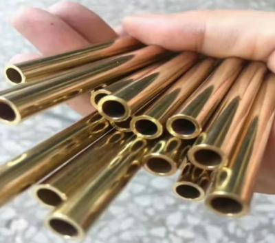 China Brass tubes UNS C-27200 Red. 14,29 x 0,79mm Medium Hard  As per ASTM B-135 on 5,800mm bars for sale