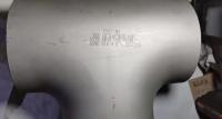 China Seamless Butt Welding Straight Tee  10”* 10”  SCH-40S ASTM A403-WP316/316L ASME B16.9 for sale