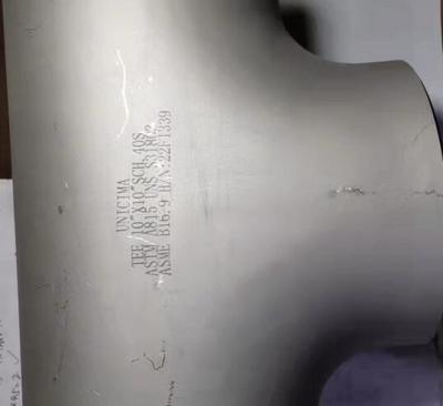 China Seamless Butt Welding Straight Tee  8”* 8”  SCH-40S ASTM A403-WP316/316L ASME B16.9 for sale