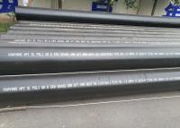 China Black Painted ASTM A500 GRB Pipeline ERW Welded Pipe for sale