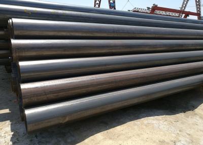 China 24 Inch GR.A GR.B DIN 30670 ASTM A53 ERW Black Steel Pipe for sale