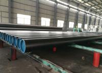 China AWWA C210 AWWA C213 S275 ERW Black Welded Steel Pipe for sale