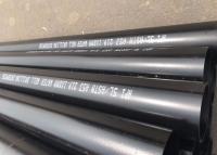 China Black Painted API 5L PSL1 X42 ERW Water Transmission Pipeline for sale