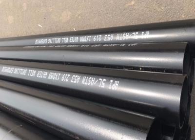 China Black Painted API 5L PSL1 X42 ERW Water Transmission Pipeline for sale