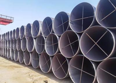 China Black Painted LSAW Steel Pipe API 5L X52 PSL 1 PSL2 for sale