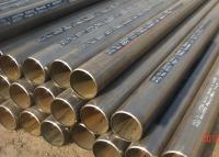 China Round Carbon Black ASTM A53 A57 LSAW Steel Pipe for sale