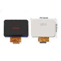 China 3.5 Inch TFT LCD Display IPS Flexible Custom LCD Display High Resolution for sale