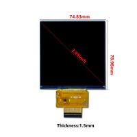 China 3.95 Inch Auto TFT LCD Monitor Car Industrial IPS RGB 40 Interface 400 Nits for sale