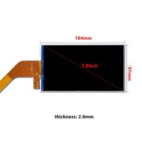 China 7 Inch IPS Panel Display compact Industrial TFT Display 300 nits for sale