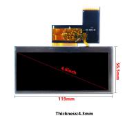 China 4.6 Inch Bar Type TFT LCD Display High Brightness 450 Nits Luminance for sale