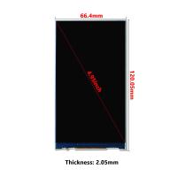 China Military 5 Inch LCD Display Module TFT IPS Viewing Angle 480*854 Pixels for sale