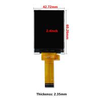 China Industrial 2.4 Inch TFT Display High Resolution Custom 2.4 Inch LCD Display for sale