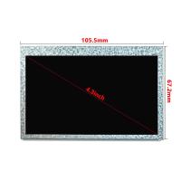 China 4.3 Inch 500nits High Brightness TFT LCD Display Module 800x480 RGB Interface for sale