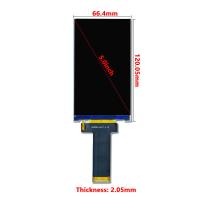 China 4.95 Inch Industrial LCD Display 350 Nits IPS TFT LCD Module Suppliers for sale