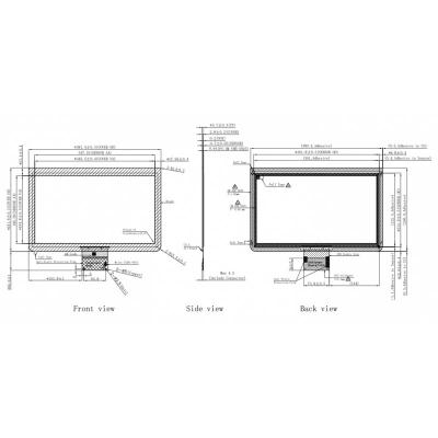 China 15.6 Inch PCAP Capacitive Touch Screen 10 Point Touch Microchip USB for sale