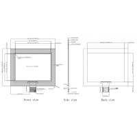 China 12.1 Inch Custom TFT Capacitive Touch Screen Panels 5 Touch Points G+G Structure for sale