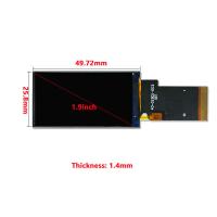 China 1.9 Inch IPS TFT High Brightness LCD Display Interface MCU LCD Display for sale