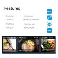 China Bar Type 24.5 Inch IPS LCD Screen 700 Nits High Brightntess for sale