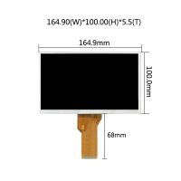 China ODM 7 Inch LCD Screen TFT LCD Displays Panel 800*480 Resolution for sale