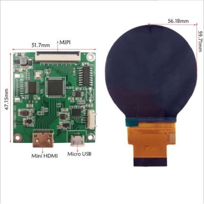 China 2.1in 480x480 LCD Display Modules Screen Driver Board Hdmi Mipi 1080p for sale