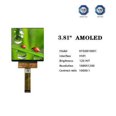 China 3.81 Inch AMOLED LCD Display Small OLED Screen 1080x1200 H381DLN01 for sale