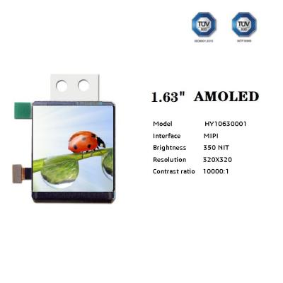 China OEM ODM AMOLED LCD Screen 320x320 MIPI Small TFT Display 1.63 Inch for sale