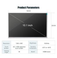 China 10.1 Inch Industrial LCD Display Screen TFT 1280x800 Resolution for sale