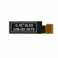 China 0.91 Inch 128x32 Monochrome LCD Module I2C OLED Display White Blue Color for sale
