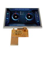 China 40 Pin 800x480 Industrial Touch Screen Display 5 Inch LCD Touch Panel for sale