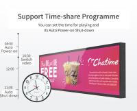 China Stretched Bar Tft Lcd Displays 37 Inch 1920x540 Android Advertising Screen for sale