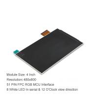 China WVGA Parallel TFT LCD Displays 4Inch 480x800 IPS Full Angle for sale