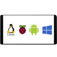 China Raspberry Pi Industrial Touch Screen Panel 65K 16 Bit LCD Display 5.5in for sale