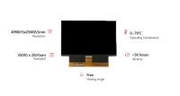 China 6.6 Inch 4098x2560 4k Monochrome LCD Display Module Without Backlight for sale