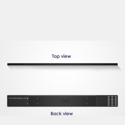 China Advertising LCD Segment Display LCD Digital Signage Bar Stretched Screen 23inch for sale