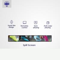 China Advertising LCD Segment Display LCD Digital Signage Bar Stretched Screen 23inch for sale