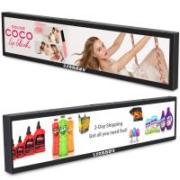China 24 Inch Shelf Edge Lcd Display Stretched Bar For Supermarket Advertising for sale