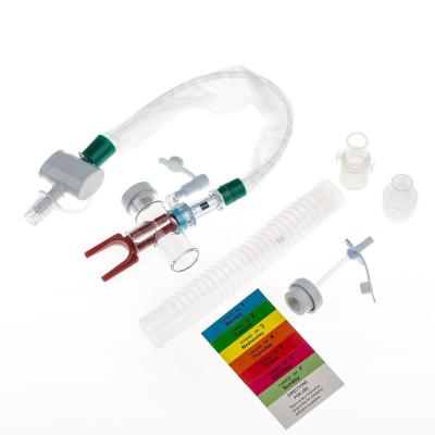China Closed Suction System T-Piece 72hr Automatic Flushing 16Fr for Adult Ventilator for sale