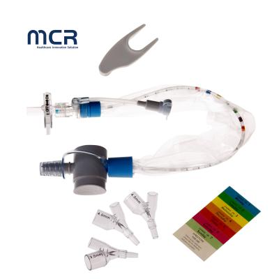 China 7 Color Printed 300mm 8 Fr Closed Suction Catheter with Push Switch and Luer Lock for sale