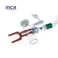 China Disposable T-Piece Closed Suction Catheter 72H MDI Port 10Fr-16Fr 300mm-600mm for sale