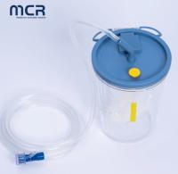 China Disposable Suction Liner Bag 1500cc with Bacteria Filter and Non-Return Valve Medical Grade for sale