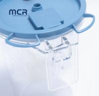 China Disposable Liquid Collection Bag 2000ml PE Suction Liner with Overflow Valve for sale